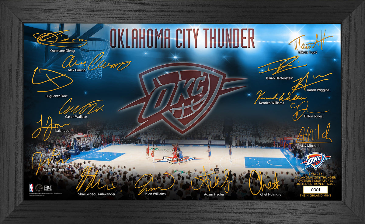 Oklahoma City Thunder Memorabilia. Thunder's Collectibles
