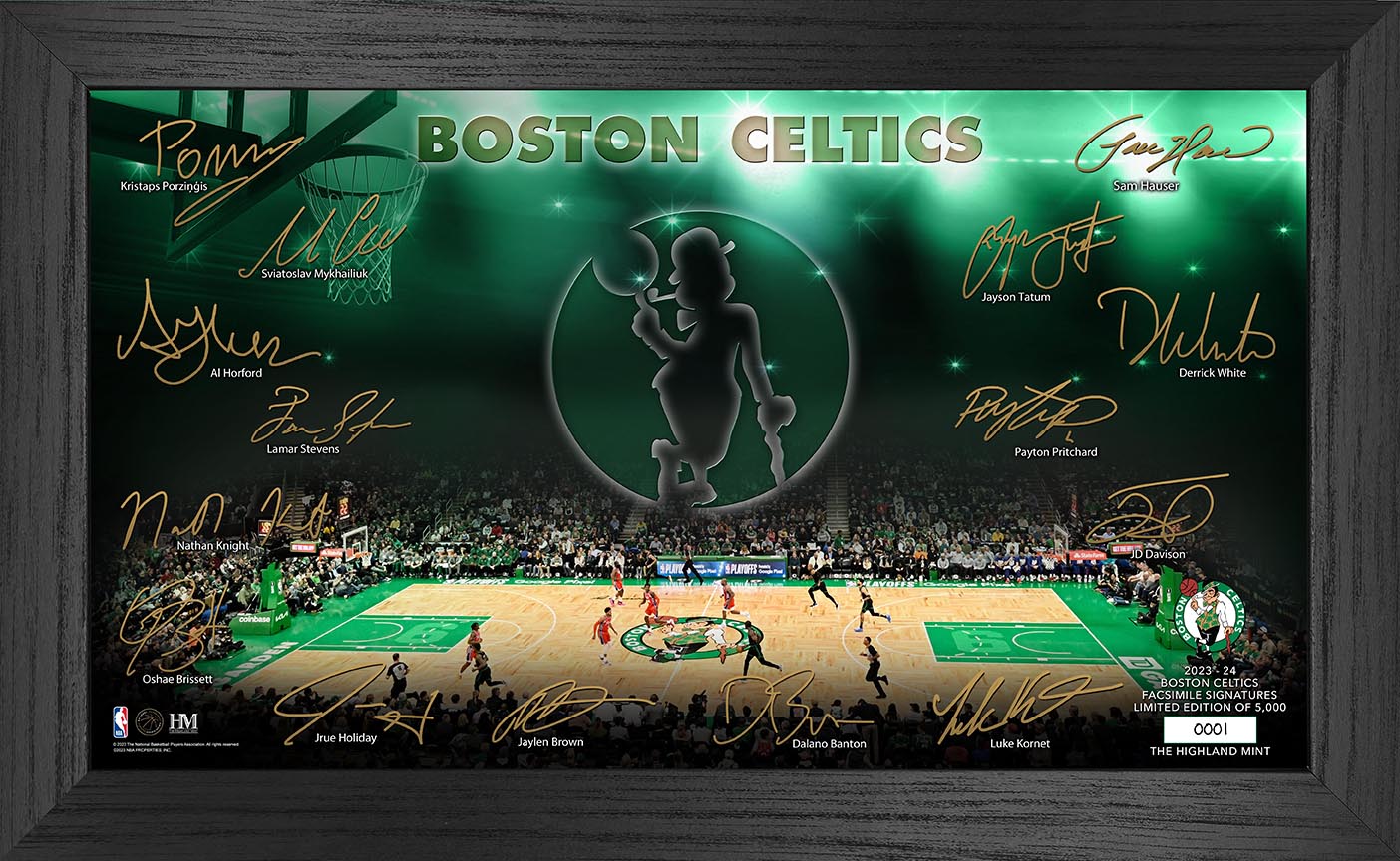 Boston Celtics Memorabilia. Celtics Collectibles
